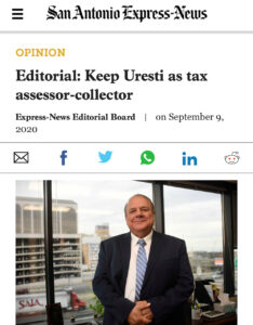 ALBERT URESTI – Bexar County Tax Assessor Collector